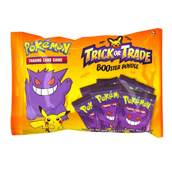 Pokemon | Toys | Pokmon Trick Or Trade Booster Bundle 4 Mini Packs ...